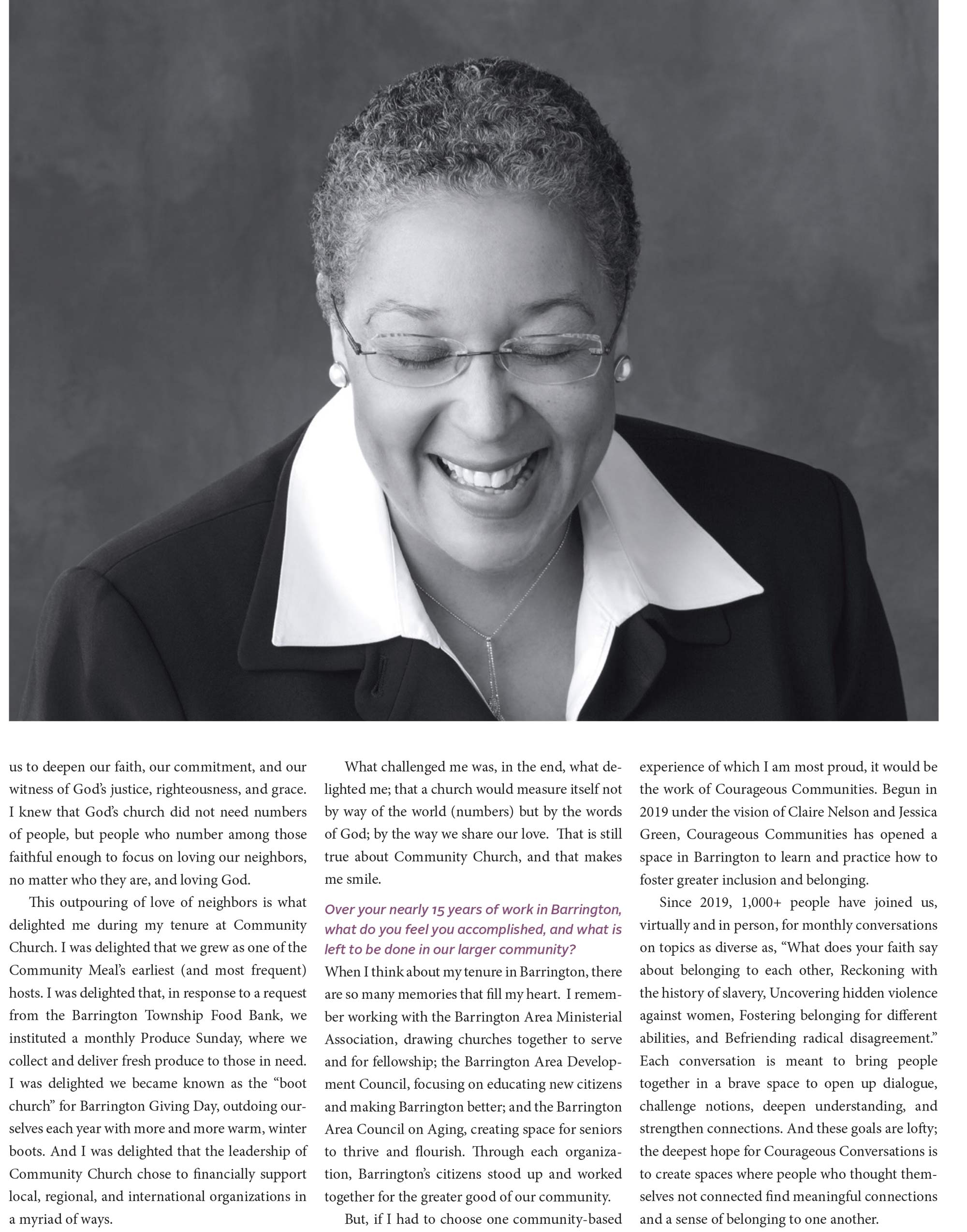 Rev. Dr. Zina Jacque Earns BADC’s 2022 Citizen of the Year – The ...